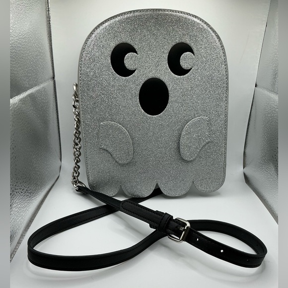 MAD Engine | Bags | Rare Mad Engine Ghost Bag Purse Silver Glitter ...